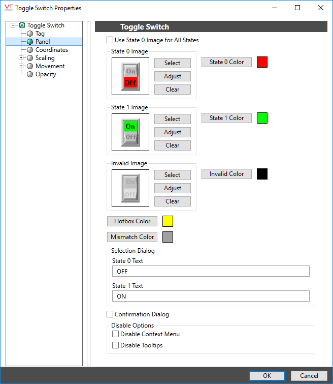 Toggle Switch Widget Toggle Switch Widget