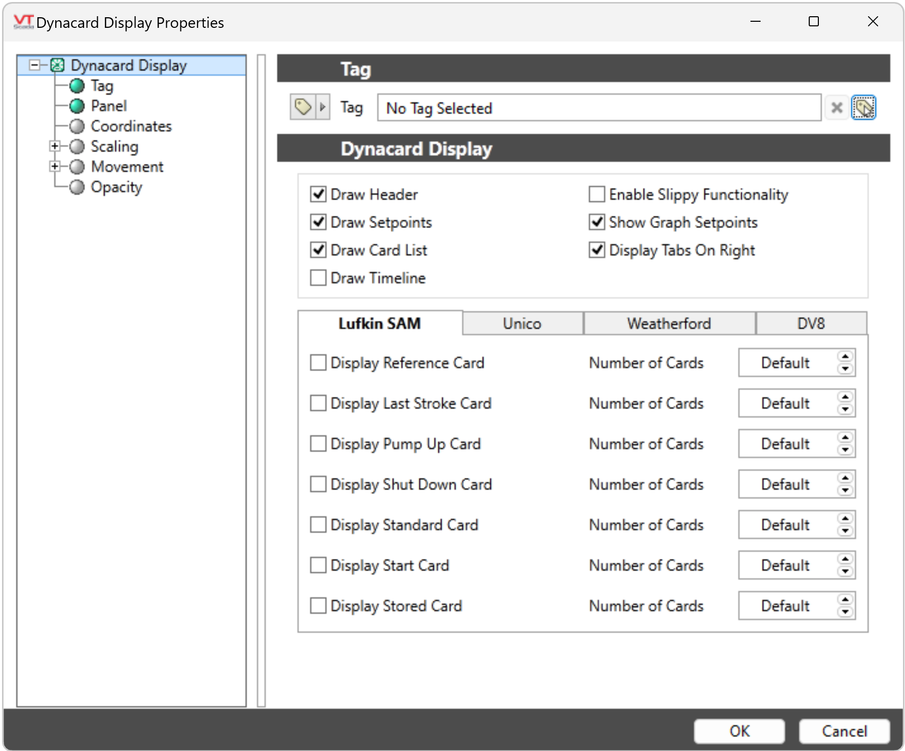 Dynacard Display Widget