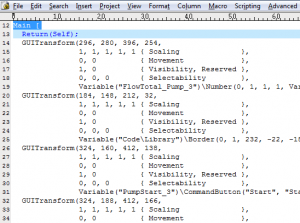 SCADA Scripting Language
