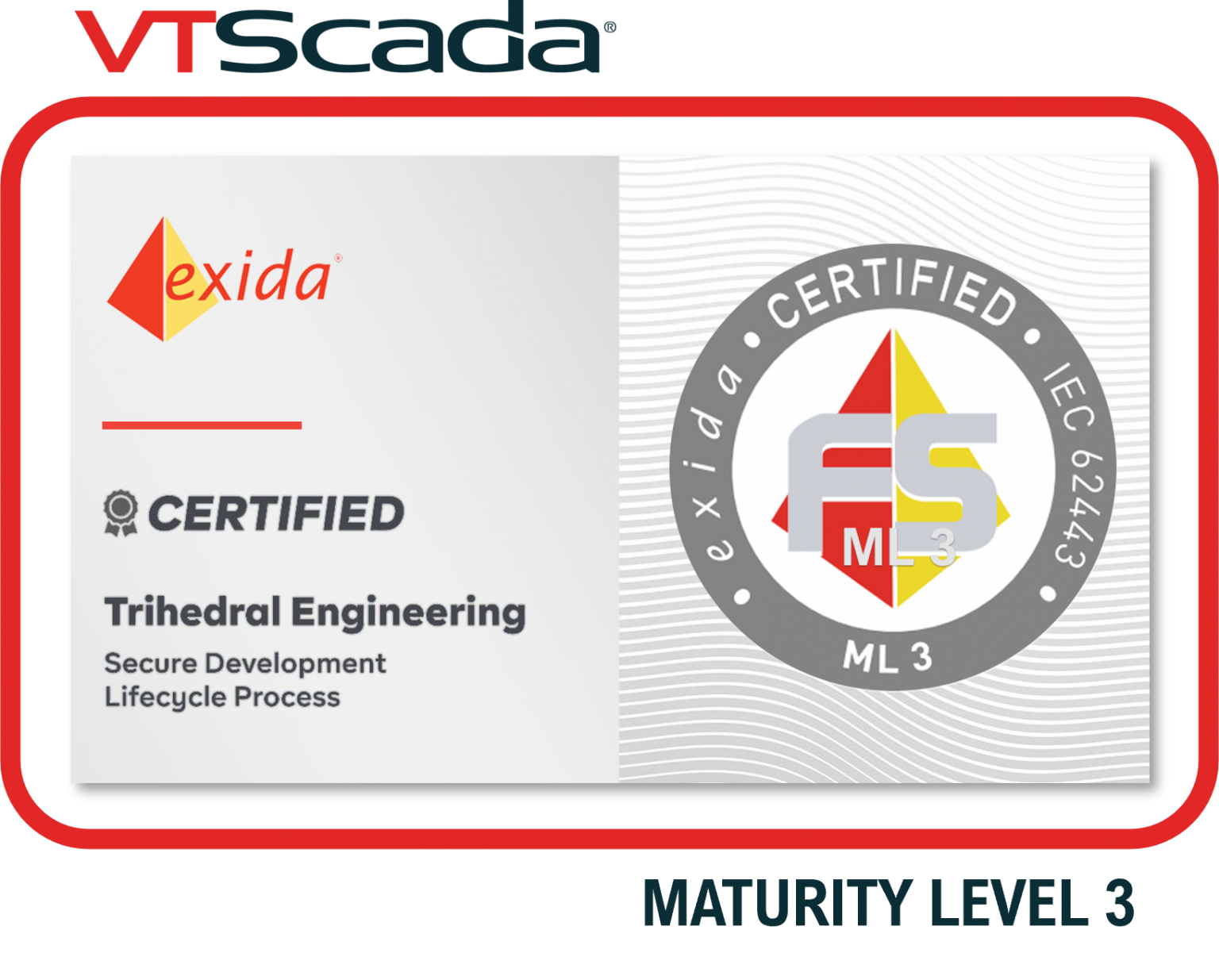 VTScada’s IEC 62443 Cybersecurity Certification Upgraded to Maturity Level 3